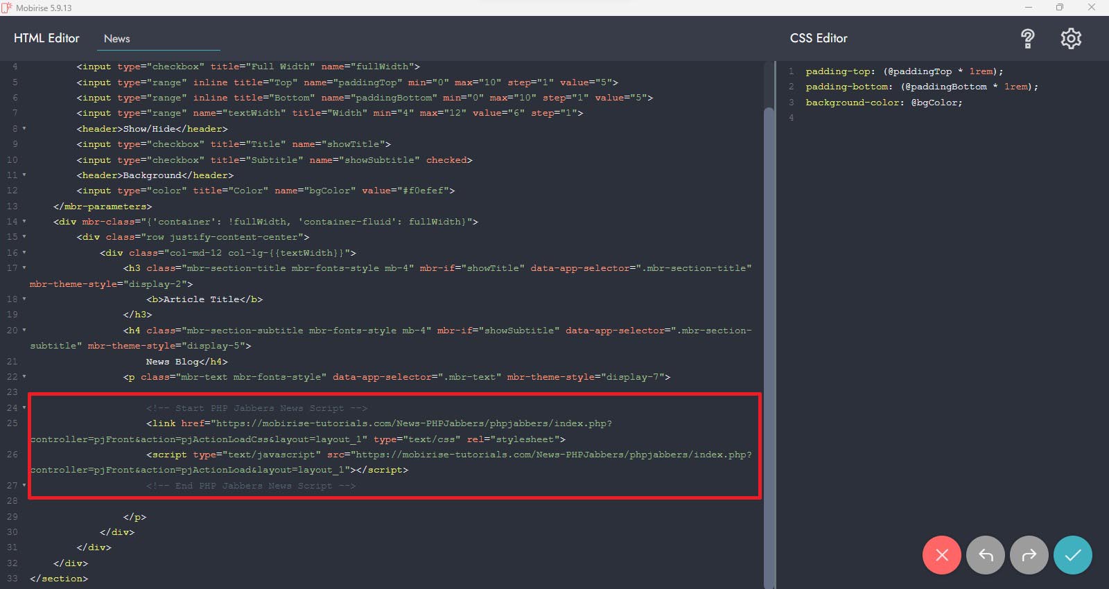 Mobirise-Tutorials - Anleitungen und Skripte von PHPJabbers